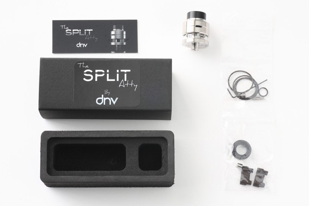 【アトマイザー】The SPLIT Atty (Batch-C) RDTA (Drip’n Vap)スプリット レビュー | VAPE Circuit