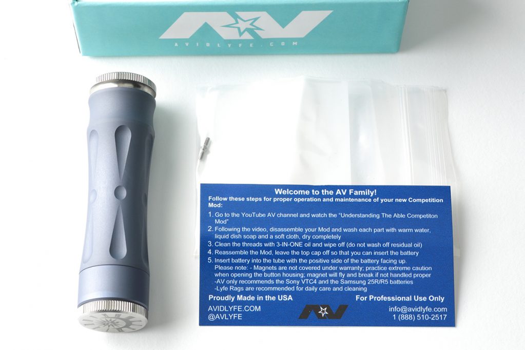 【メカニカルMOD】Time Keeper Competition Mod（Avid Lyfe）レビュー | VAPE Circuit