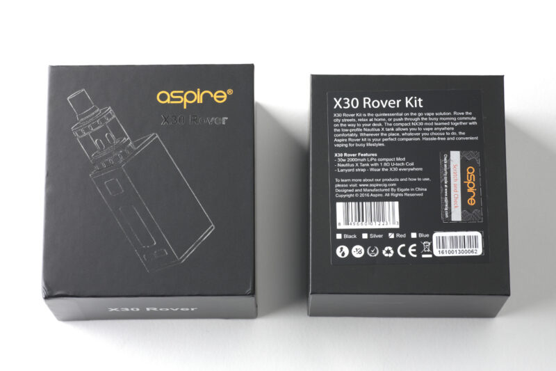 【Aspire X30 Rover Kit スターターキットレビュー】 アスパイア X30ローバー | VAPE Circuit