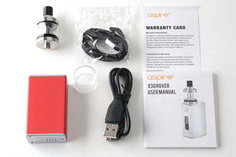 【Aspire X30 Rover Kit スターターキットレビュー】 アスパイア X30ローバー | VAPE Circuit