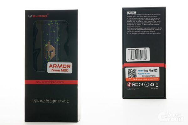 【EHPRO ARMOR Prime MOD】チューブ型テクニカルMOD レビュー | VAPE Circuit