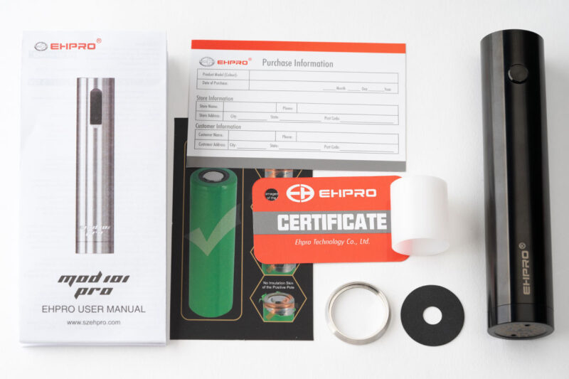 EHPRO MOD101 PRO レビュー｜シンプルルックの24mmチューブタイプテクニカルMOD | VAPE Circuit