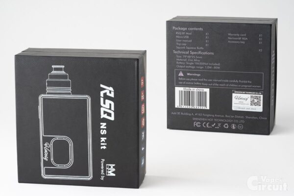 【Hotcig RSQ NS Kitレビュー】超お買得なスコンカーMODスターター！ | VAPE Circuit