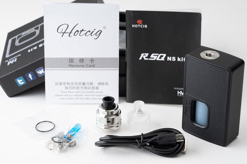 【Hotcig RSQ NS Kitレビュー】超お買得なスコンカーMODスターター！ | VAPE Circuit
