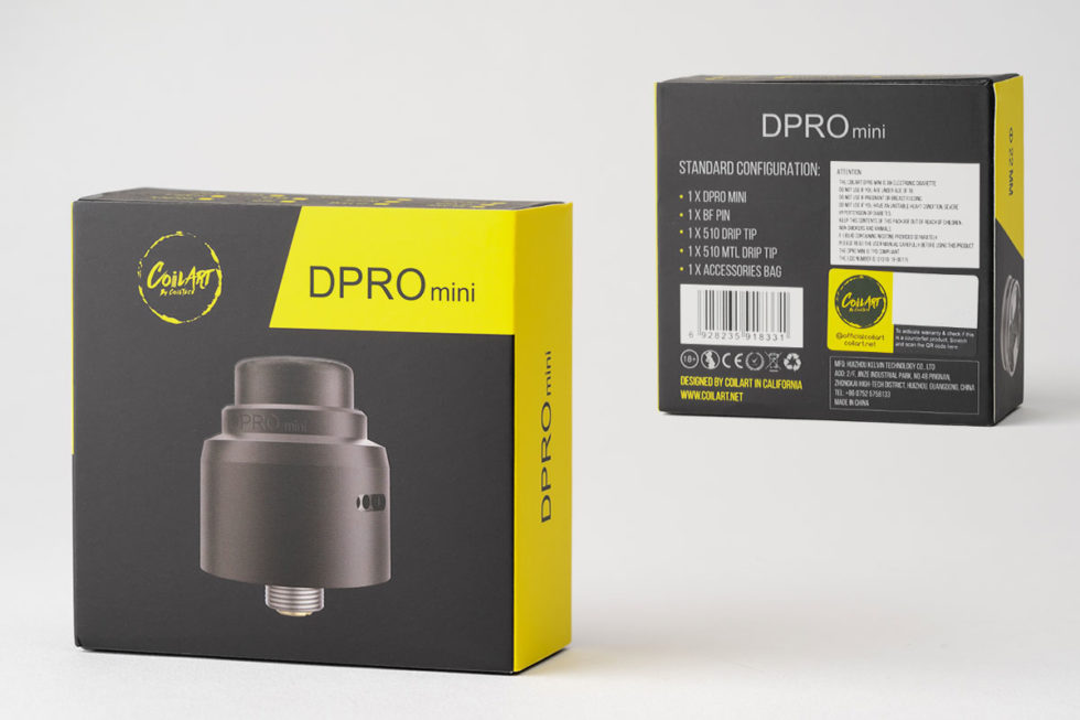 【CoilART DPRO Mini RDA】「ディープロミニ」アトマイザーレビュー | VAPE Circuit