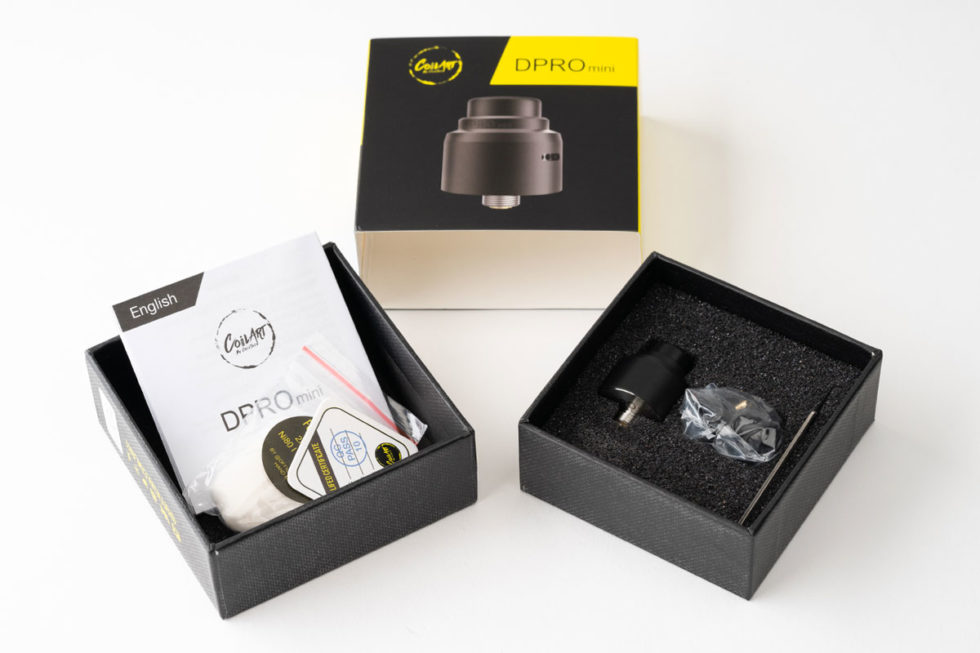 【CoilART DPRO Mini RDA】「ディープロミニ」アトマイザーレビュー | VAPE Circuit