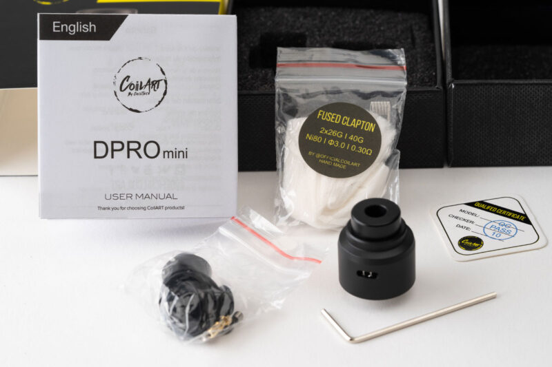 【CoilART DPRO Mini RDA】「ディープロミニ」アトマイザーレビュー | VAPE Circuit
