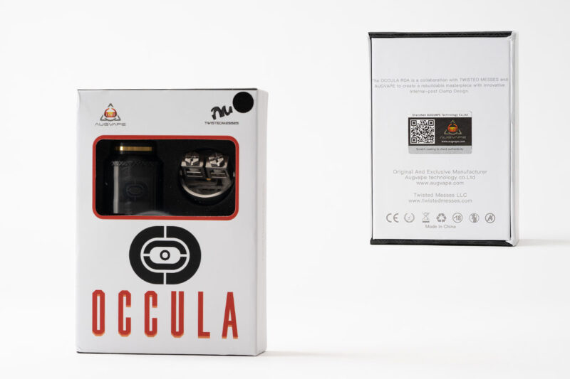 AUGVAPE OCCULA RDA レビュー｜巨大ネジのクランプデッキ採用！24mm爆煙ドリッパー | VAPE Circuit