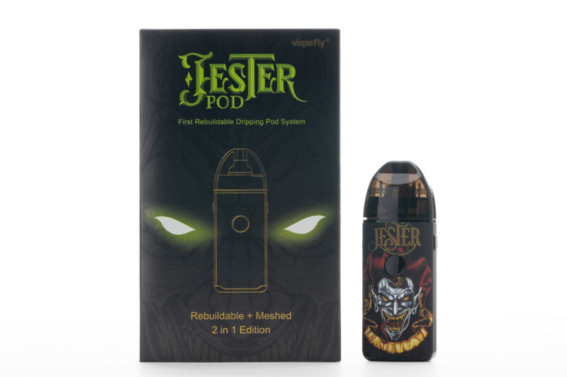 vapefly JESTER レビュー｜リビルドできるRDTAのようなドリッパーデッキのPOD！ | VAPE Circuit