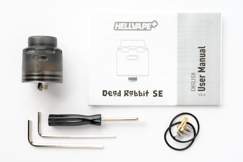 Hellvape Dead Rabbit SE RDA レビュー｜超人気の爆煙ドリッパーがクリアキャップに！ | VAPE Circuit