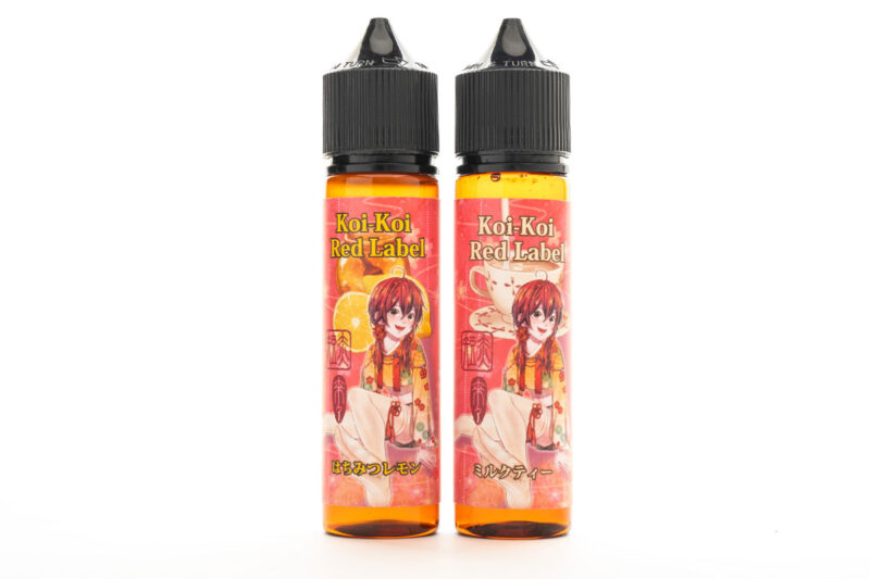 MK Lab Koi-Koi 赤短 レビュー｜はちみつレモンとミルクティー！2種類のドリンクフレーバー！ | VAPE Circuit
