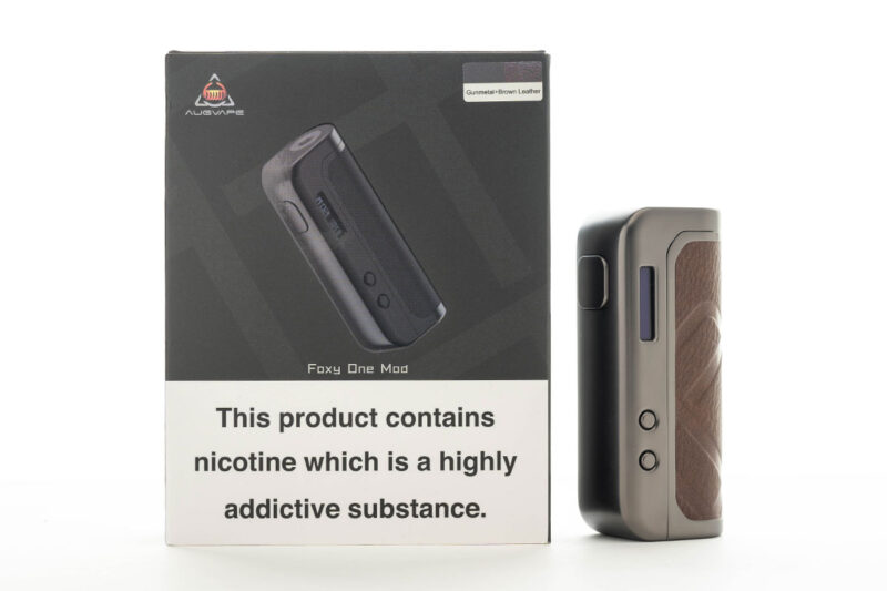 Augvape Foxy One Mod レビュー｜エレガント！コダワリ質感のシングルバッテリーMOD！ | VAPE Circuit