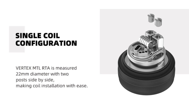 Hellvape Vertex MTL RTA レビュー｜デッキエアホールが回転変更できるMTLタンク！ | VAPE Circuit