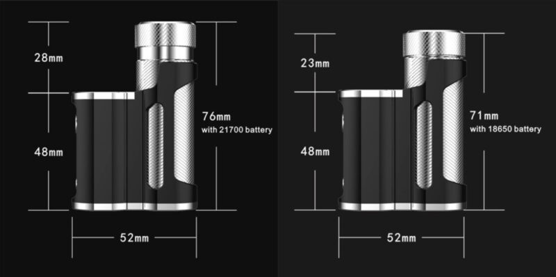 MECHLYFE PARAMOUR SBS MOD レビュー｜21700シングル25mm対応ステルスMOD！ | VAPE Circuit