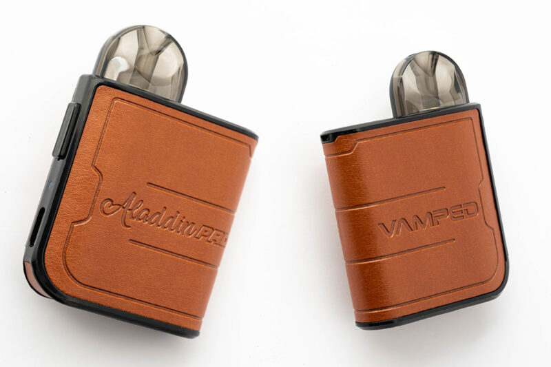 VAMPED ALADDIN PRO BBOX レビュー｜マレーシアで話題沸騰！レザー使いのBOX POD！ | VAPE Circuit