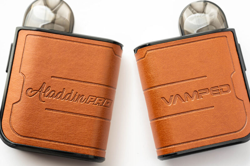 VAMPED ALADDIN PRO BBOX レビュー｜マレーシアで話題沸騰！レザー使いのBOX POD！ | VAPE Circuit