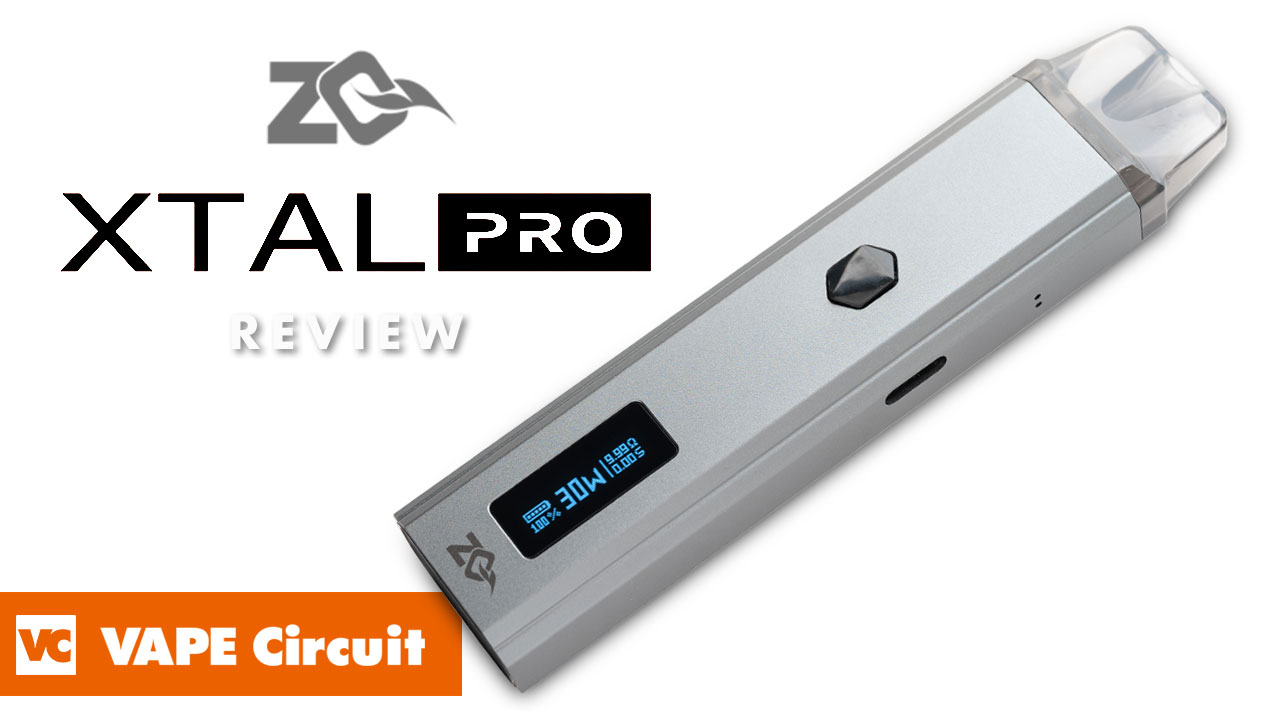 ZQ Vapor XTAL PRO レビュー｜最強POD再び！プリメイドコイル＆ドロー調整できる！ | VAPE Circuit
