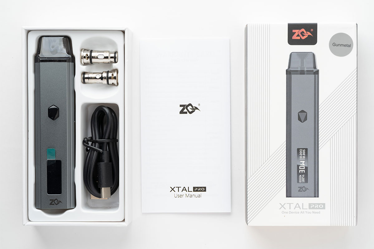 ZQ Vapor XTAL PRO レビュー｜最強POD再び！プリメイドコイル＆ドロー調整できる！ | VAPE Circuit