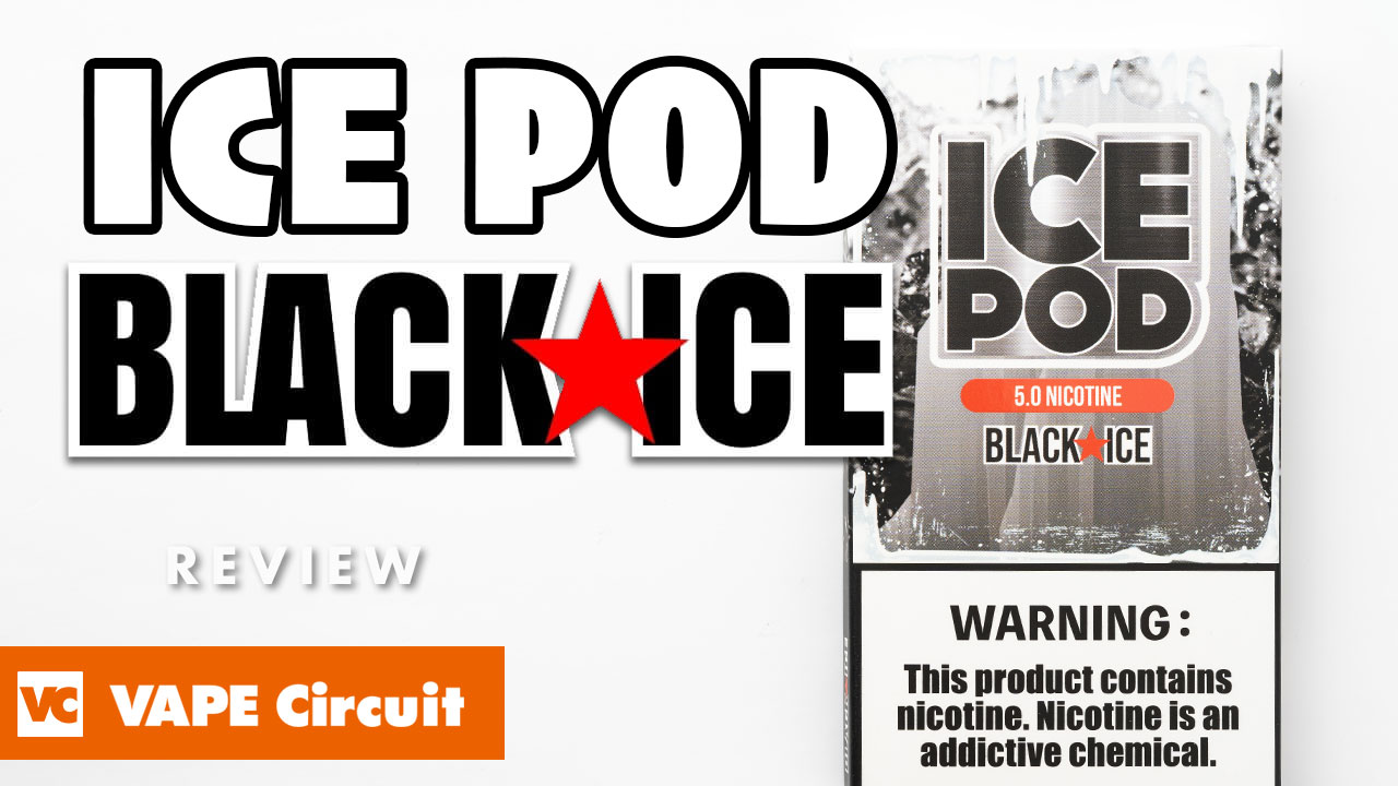 ICE POD Black Ice レビュー｜ブラックな辛口ミントのチューインガム味JUUL互換POD！ | VAPE Circuit