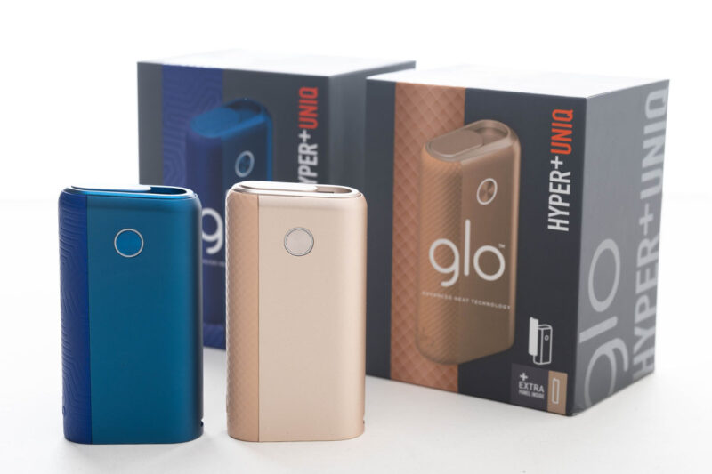 glo HYPER+ UNIQ 第2弾 レビュー｜ブルーとゴールド、2種類のサイドパネル交換式 | VAPE Circuit