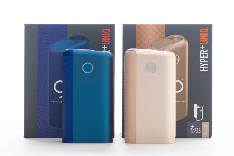 glo HYPER+ UNIQ 第2弾 レビュー｜ブルーとゴールド、2種類のサイドパネル交換式 | VAPE Circuit