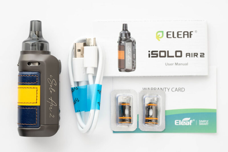 Eleaf iSOLO AIR2（イーリーフ アイソロエアー2）レビュー | VAPE Circuit
