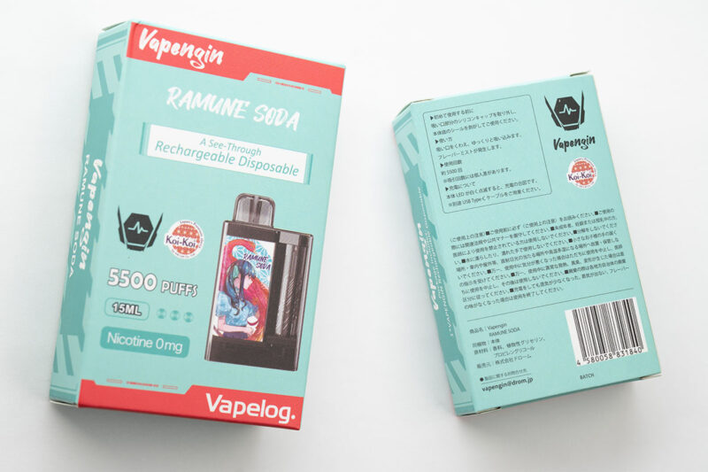 Vapengin 5500 × MK Lab RAMUNE SODA レビュー（ベイプエンジン×エムケーラボ ラムネソーダ） | VAPE Circuit