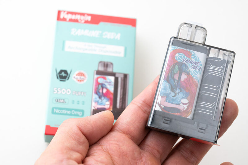 Vapengin 5500 × MK Lab RAMUNE SODA レビュー（ベイプエンジン×エムケーラボ ラムネソーダ） | VAPE Circuit
